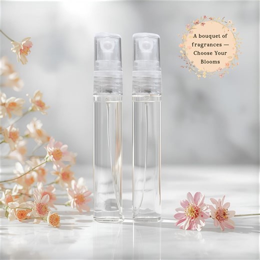 Sampler Perfume Set Pick Two Choose Your Samples Bloom | Spray Perfume Testers Perfume Sample Spray Handmade Gift for Girlfriend - Etsy