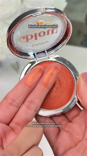 JOICY SANTOS on Instagram: "Este é o blush Blow Really Blushed Cor BB30 da Ruby Rose O blush laranjinha perfeito para o verão ☀️ ID dele no @mercadolivre com frete grátis e entrega rápida: JOICYS-8W9D #MeusFavsDoMercadoLivre #MercadoLivre #rubyrose #rubyrosemaquiagem"