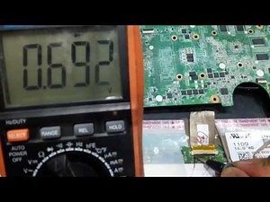 Testing LVDS Data Signal Of Laptop Motherboard By Swanand Joshi