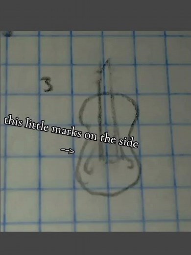 How to draw a violin!!! 🎻