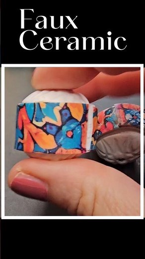 Make beautiful and colorful Faux Ceramic Beads #jewelrymakingathome