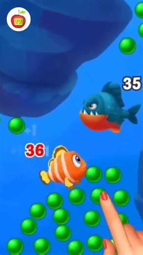 Fishdom 🐠 Mini Games Ads Update Hungry Fish New update 🐠 #shorts #chumchumtv