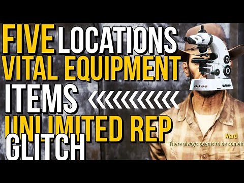 Fallout 76 5 Vital Equipment Item Locations for Unlimited Settlers Reputation Glitch *After Patch*