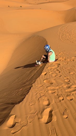 🏅Next stop Olympics 😂 #sandboarding #saharadesert #minimoon | Laser Love