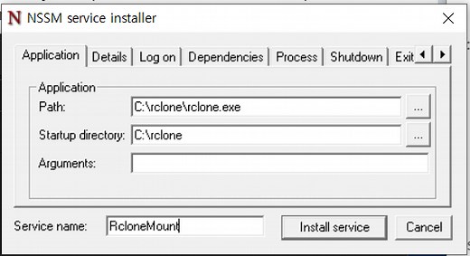 rclone 윈도우 마운트 2023.8.25 업데이트 - 마니의 블로그