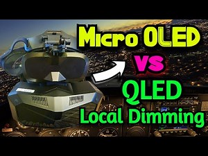 QLED Local Dimming vs Micro-OLED! Is there REALLY a DIFFERENCE? VR TEST! Crystal SUPER vs MEGANEX 8K