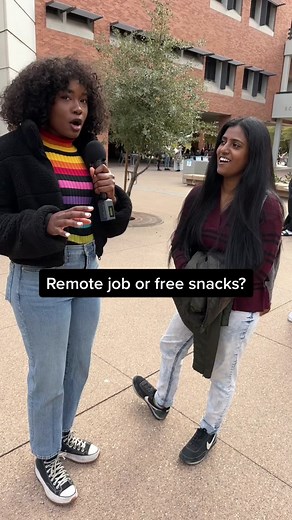 The love affair we have with snacks is real 🤤 #CareerTok #ASU #Campus #Snacks #OfficePerks #JoinHandshake