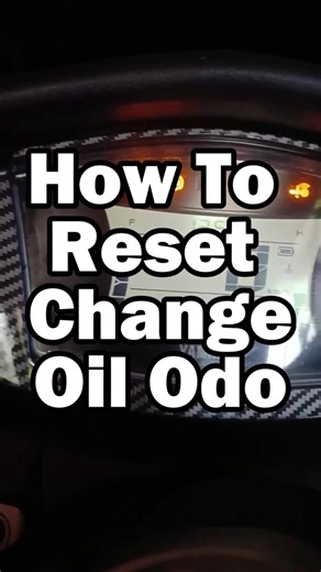 How to Reset Odometer and Change Oil in NMAX V2