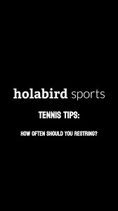  Tennis Tips 101: ⁉️ How often should you string your tennis racquet? A good rule of thumb: string it as many times per year as you play per week. Keep your tension tight and your game sharper.  | Holabird Sports | Facebook