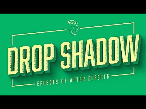 Drop Shadow | Effects of After Effects
