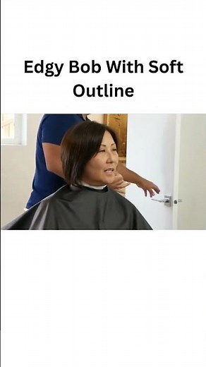 How to Cut a Bob with Textured Layers for an Edgy Look | Soft Outline Tutorial