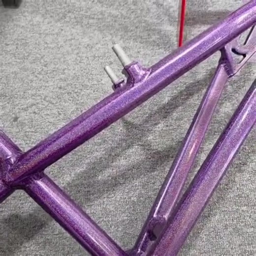 This custom bike frame is coated in Illusion Violet and finished with a touch of Space Dust, creating a mesmerizing color shift that changes with every angle. From deep violet tones to a cosmic shimmer — this finish is out of this world! . . #powdercoating #custombike #illusionviolet #spacedust #metalfinishing #coatingperfection #artmetalcoatings #adelaidebusiness #customfinish | Artmetal Coatings