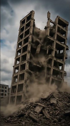 Mid-Construction Building Collapses Dramatically | Structural Failure Caught on Camera