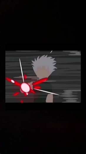 The Jujutsu Kaisen Gojo use Red