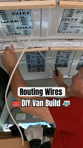 Part 18 Van Build - Routing The Electrical Wires ⚡️