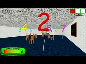 Baldi's Basics Classic Remastered demo style free run gameplay