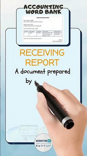 What is Receiving Report in Accounting? | Easy Accounting for Beginners