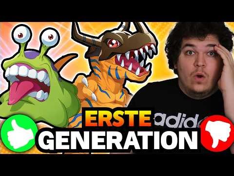 Ich BEWERTE die erste DIGIMON GENERATION! (1997)