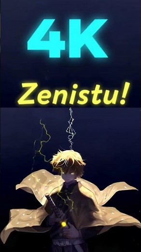 😈 Thunder Breathing Stance of #zenitsu | 4K | Live Wallpaper | Wallpaper Engine | #demonslayer
