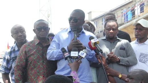 Hon. Bryan Acheampong pleads to Asantehene to allow him to rebuild Adum Blue Light shops.. ( WATCH ) #KessbenTV | Kessben TV