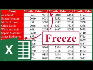 Excel Quick Tip: How to Freeze First Row AND Column Simultaneously in Seconds!