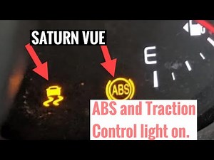 SATURN VUE 2008: How to fix ABS light, Traction Control light ,ABS Pump control Module