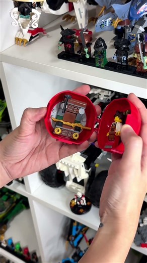 From village blacksmith to the Red Ninja. The start of Kai’s legend 🔥☄️#ninjago #minifigures