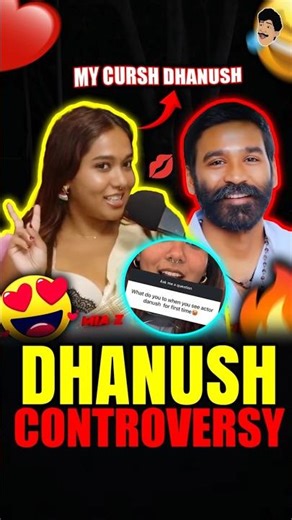 Dhanush Controversy 😫 Ada Kodumaiye ..🤦 | Dhanush | Mia Z | Instagram reels Reaction #shorts