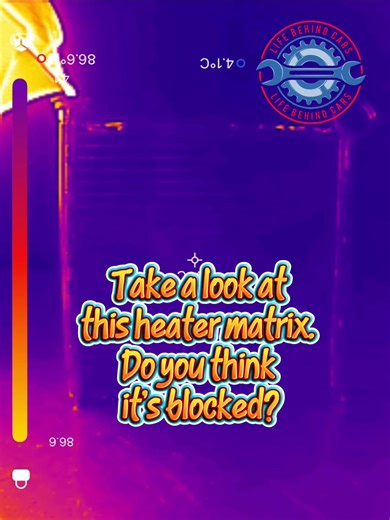 Is This Heat Matrix BLOCKED? 🤔🔥 #Engineering #VehicleRepair #HeaterCore
