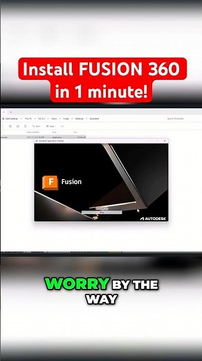 This is How Pro Engineers Install Fusion 360 #shorts #fusion360 #engineering