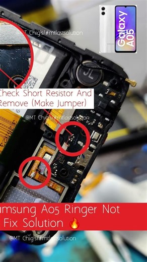 Samsung A05 ringer 🔥 not 🚫 work solution ✅