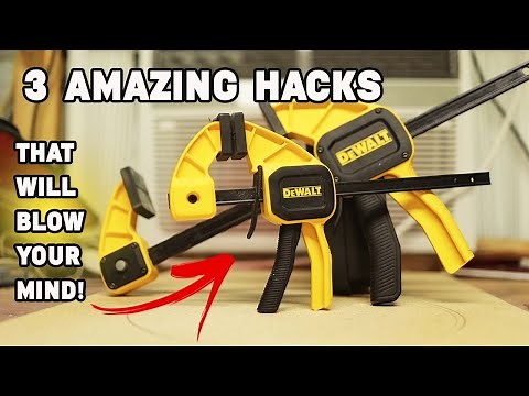 If you use trigger clamps, you ABSOLUTLY NEED TO SEE these three amazing tricks you can do with them
