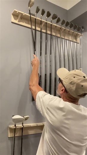 Golf Club Display Rack Shelf 14 Club Holder - Etsy