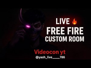 🔥 Welcome to the official Videocon yt Live 🔥 Aaj khelenge Free Fire custom + rank push + 1v1 c...g