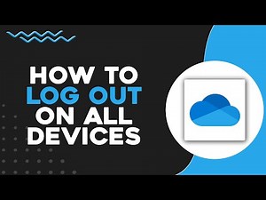 How To Log Out of OneDrive on All Devices (Easiest Way)