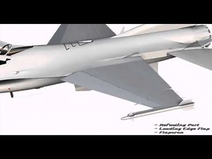 F-16: Rigging and Animation Test - Refueling Port / Leading Edge Flap / Flaperon