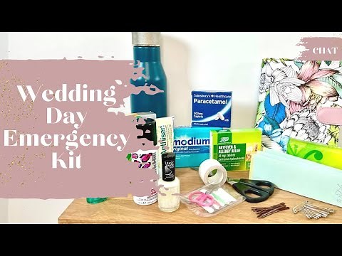 An Emergency Wedding Day Kit | What You Need In Your Bridal Survival Kit