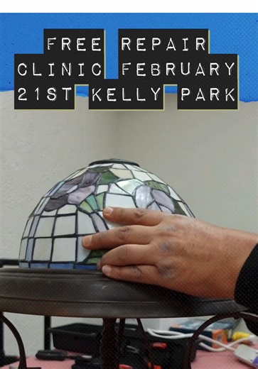 🛠️ Repair Clinic At Kelly Park 🛠️ Got something broken that you’ve been meaning to fix? Bring it through! 📆 Feb 21 ⏰ 1-4pm 📍 Kelly Park We’ll have volunteers fixing broken tail lights FOR FREE! 🤩 Plus help with things like clothing repairs, lamps, radios, tools and even ceramics and planters that need glueing! If it’s fixable, we’ll do our best to help! Register your items ahead of time at the makershub.org or just show up! Come on by hang out with us, and let’s fix it! 😋🙌