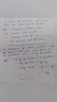 Math Arithmetic Unitary Method