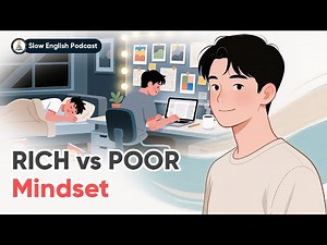 RICH vs POOR MINDSET | Slow English Conversation | The Cozy English