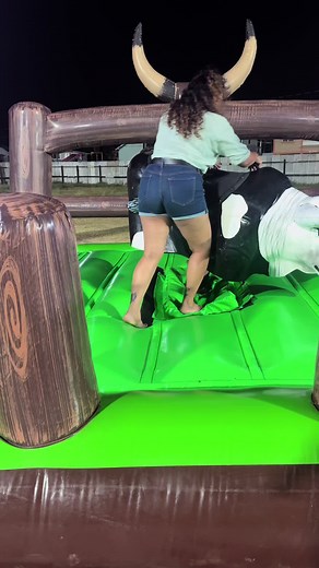#fyp #🇬🇾❤️🇨🇦 This was real fun 😭😅😂 Bull riding