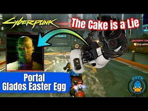 🟡 Portal Glados Easter Egg - Cyberpunk 2077 - PC Ultra Graphics Quality