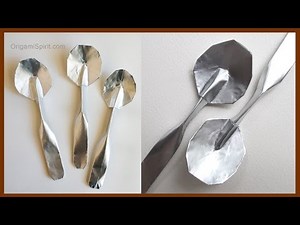 How to Make an Origami Spoon – Leyla Torres – Origami Spirit