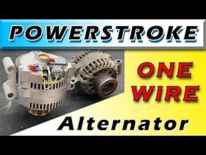 POWERSTROKE ALTERNATOR | POWERSTROKE ONE WIRE ALTERNATOR (PART 2)
