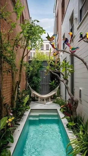 Pool ideas for small patios ❤🌼🤩🌊.
