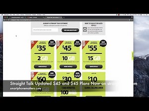 Straight Talk Updated $45 and $55 Plans Now on straighttalk.com