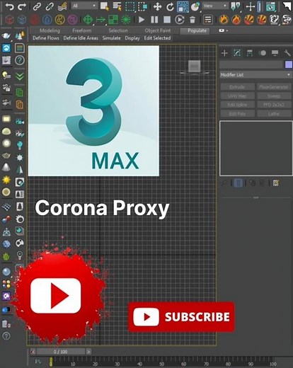 Corona Proxy || 3ds max shorts tutorial #3dsmax #cgi #coronarender #3dmodeling