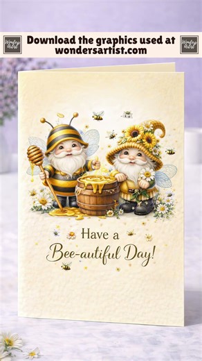 Cutest Bee Gnome Cards You Need To See! 🐝🌼💛 #cardmaking #cardmakingideas