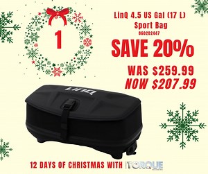 1.1K views |  12 DAYS OF CHRISTMAS – DAY 1!   LINQ 17L SPORT TUNNEL BAG   SAVE 20% ❌ Was: $259.99 ✅ Now: $207.99 ✨ ONE DAY ONLY! ✨ Don't miss out on this perfect holiday steal!  | Torque Motorsports | Facebook