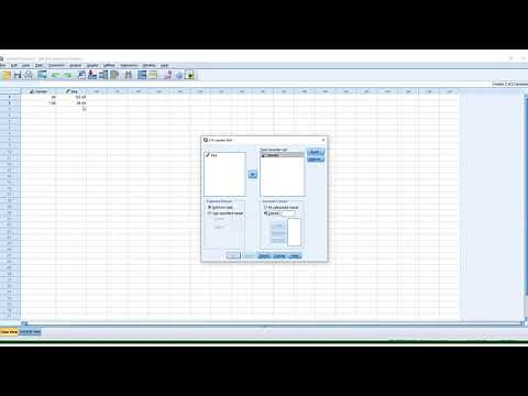 Performing Chi-squared tests in SPSS using total frequencies